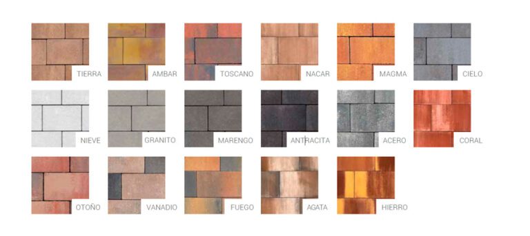 Adoquines de hormigón de color mixto: estética y funcionalidad